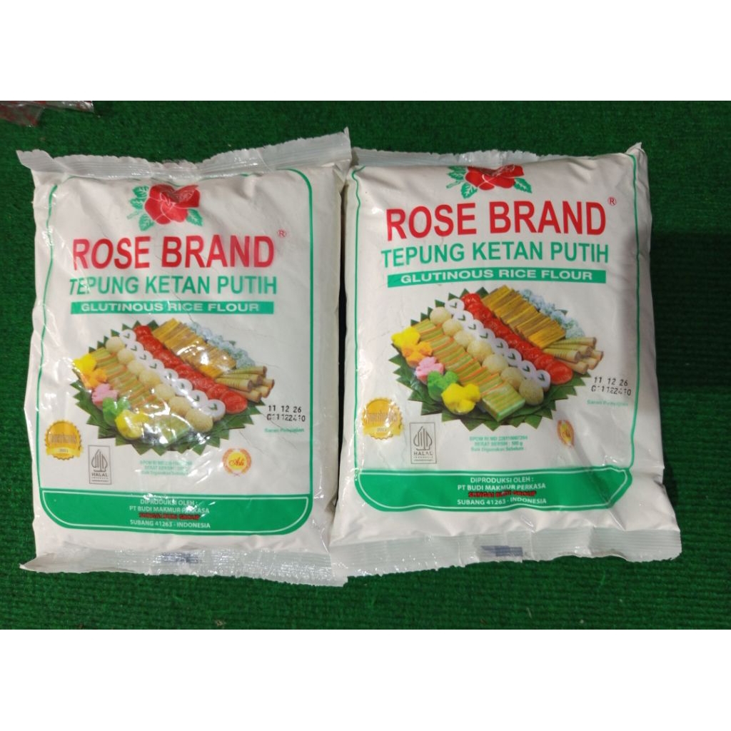Jual Tepung beras ketan rose brand 500 gram | Shopee Indonesia