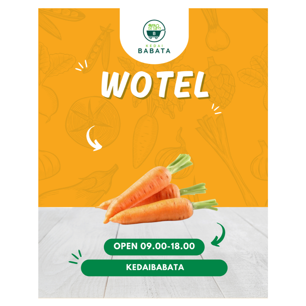 Jual Wortel Besar Fresh Baby Wortel Mini Kecil Carrot Fresh Segar ...