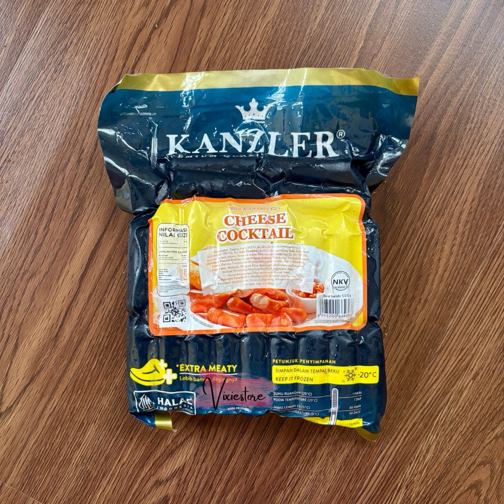 Jual Kanzler Cheese Cocktail Sausage Sosis Keju Mini 500gr | Shopee ...