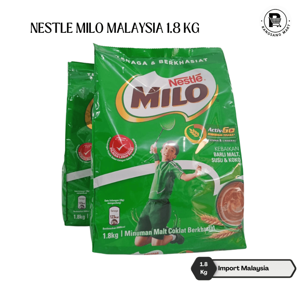 Jual NESTLE MILO MALAYSIA 1.8 KG [Exp. 31 Juli 2026] | Shopee Indonesia
