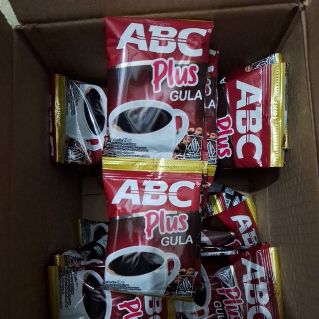 Jual Kopi ABC Plus Gula 1 renceng isi 10 pcs | Shopee Indonesia