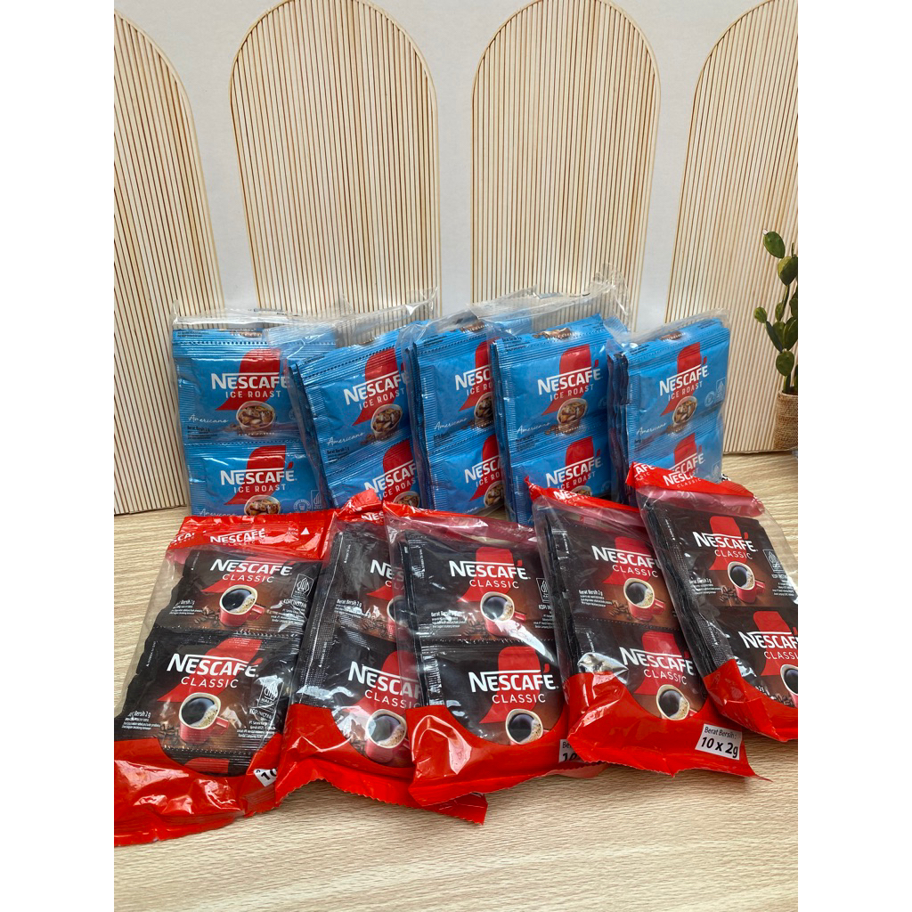 Jual NESCAFE BUNDLING ICE ROAST & CLASSIC ISI 10 RENCENG (100 SASHET ...