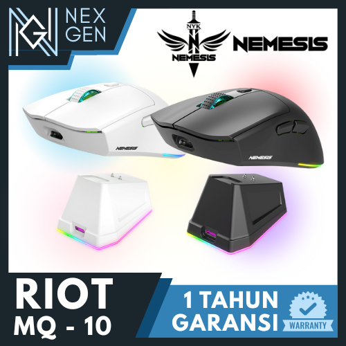 Jual Nemesis Riot MQ-10 Wireless RGB Gaming Mouse | Shopee Indonesia