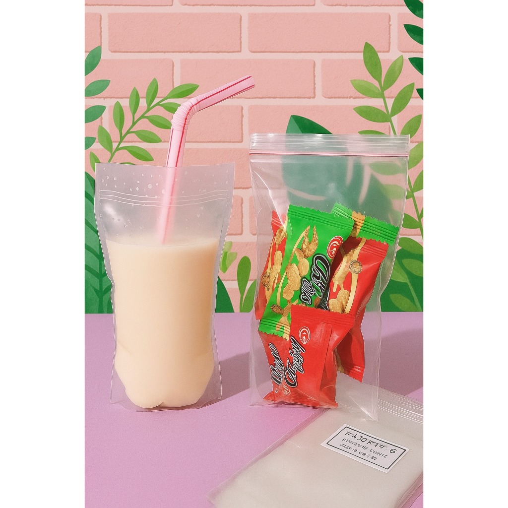 Jual 50pcs Standing Pouch Cairan 12x20 250mL Kemasan Pudot Minuman Jus ...
