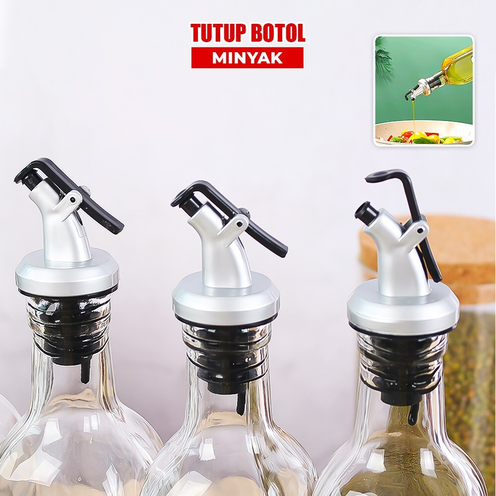 Jual TUTUP BOTOL MINYAK Multifungsi Penutup Botol Penuang Kecap Cuka ...