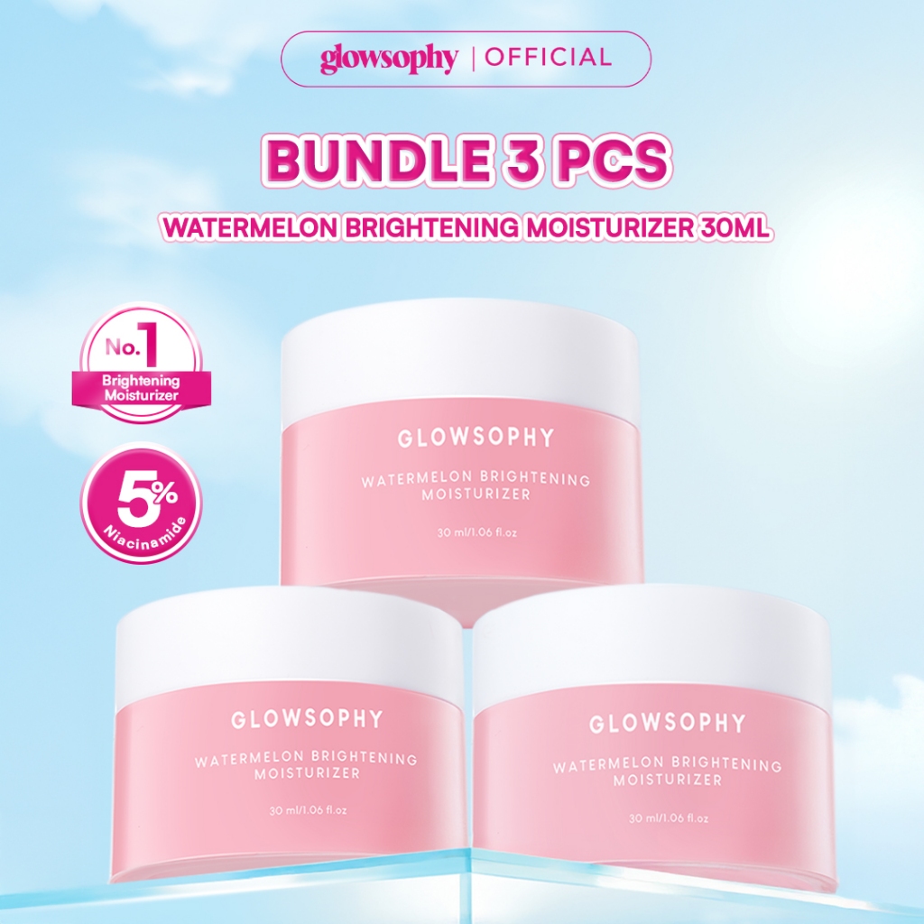 Jual Glowsophy Bundle 3Pcs Watermelon Brightening Moisturizer ...