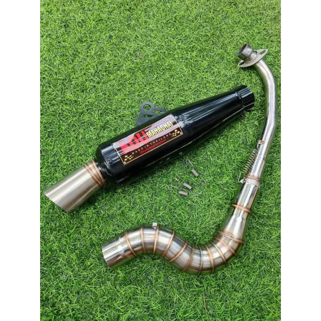 Jual koumacehi Pipe canister conical open specs exhaust pipe for Wave ...