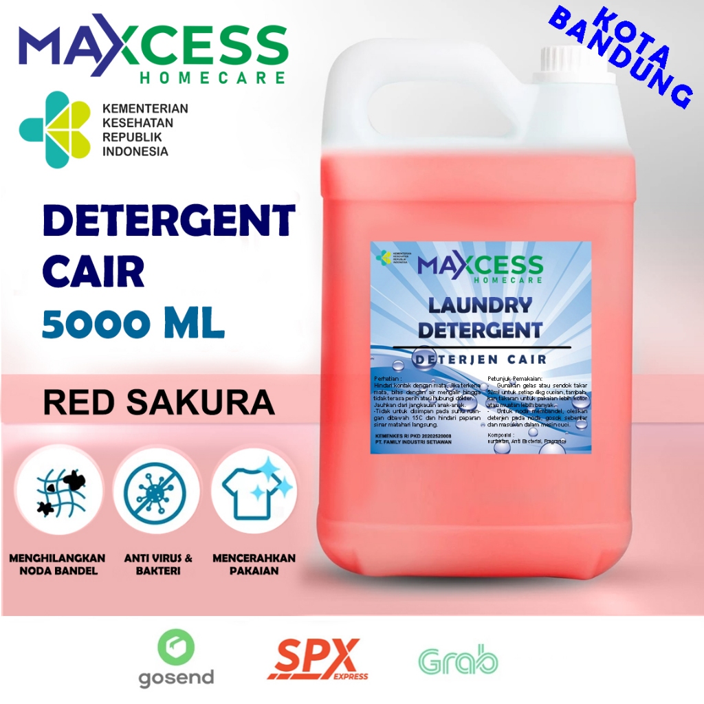 Jual MAXCESS Deterjen Cair 5L Ampuh Angkat Noda | Shopee Indonesia