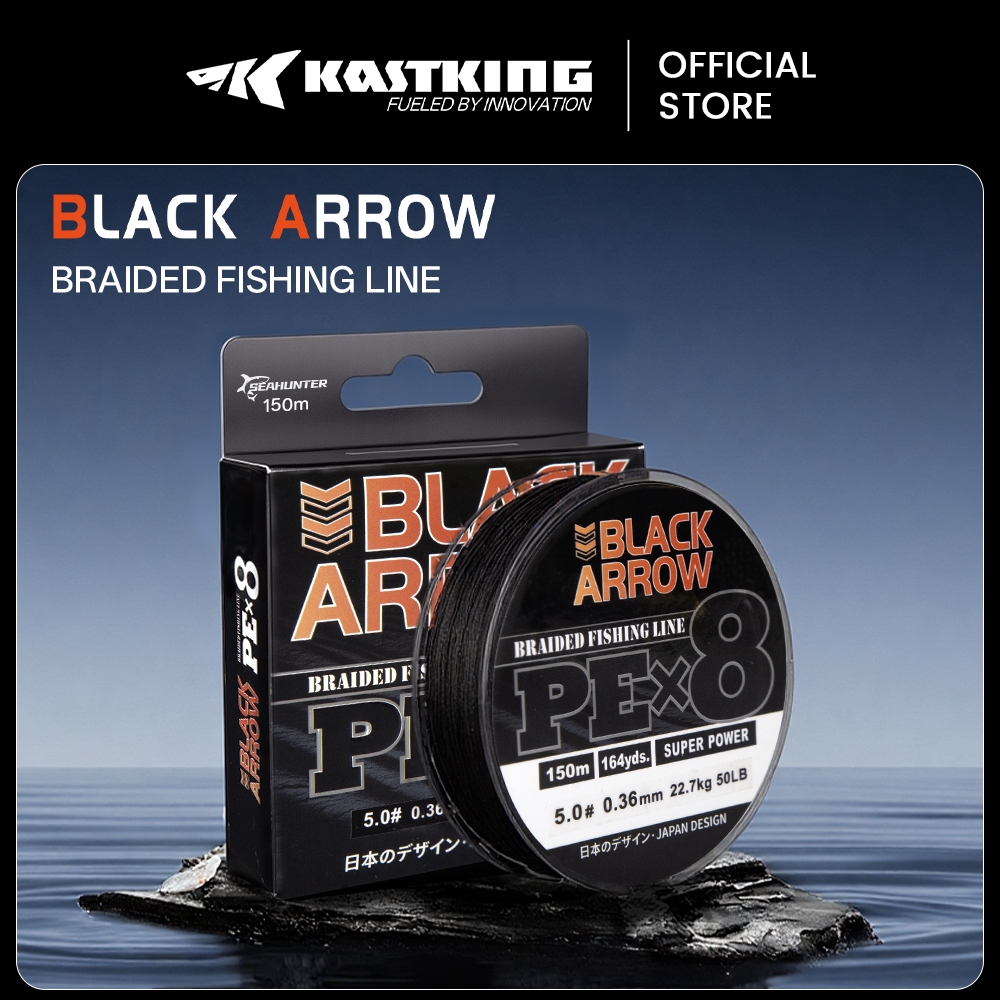 Jual [OFFICAL] KASTKING PE X8 Senar Pancing x SEAHUNTER BLACK ARROW ...