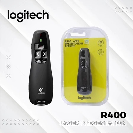 Jual Logitech R400 Remote Pointer Presenter Wireless Laser Merah ...