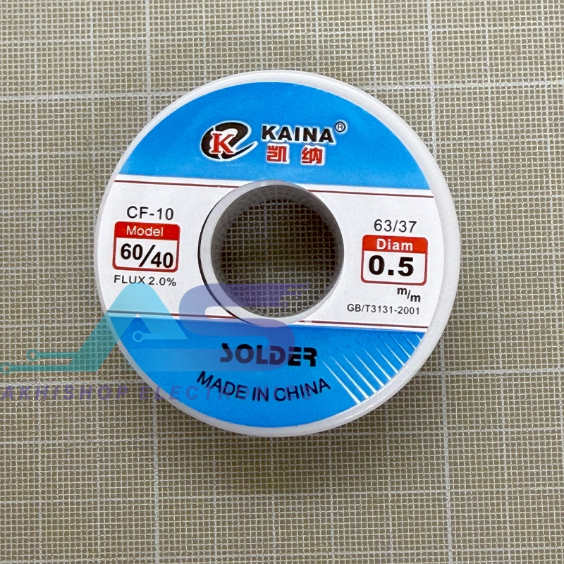 Jual Timah Solder Premium Kaina 100gr 0.5mm CF-10 | Shopee Indonesia