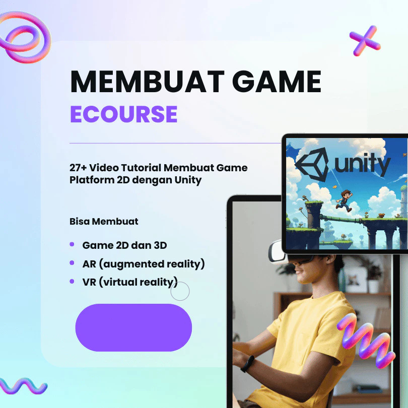 Jual Ecourse Game Maker 2026 - Belajar Scripting, Animation, User ...