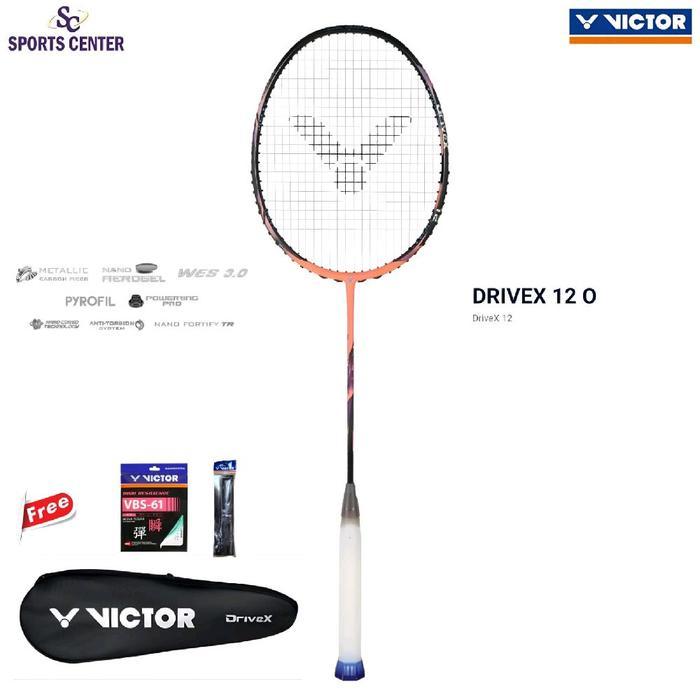 Jual New Raket Badminton Victor Drive X 12 / DX-12 O / DriveX 12 ...