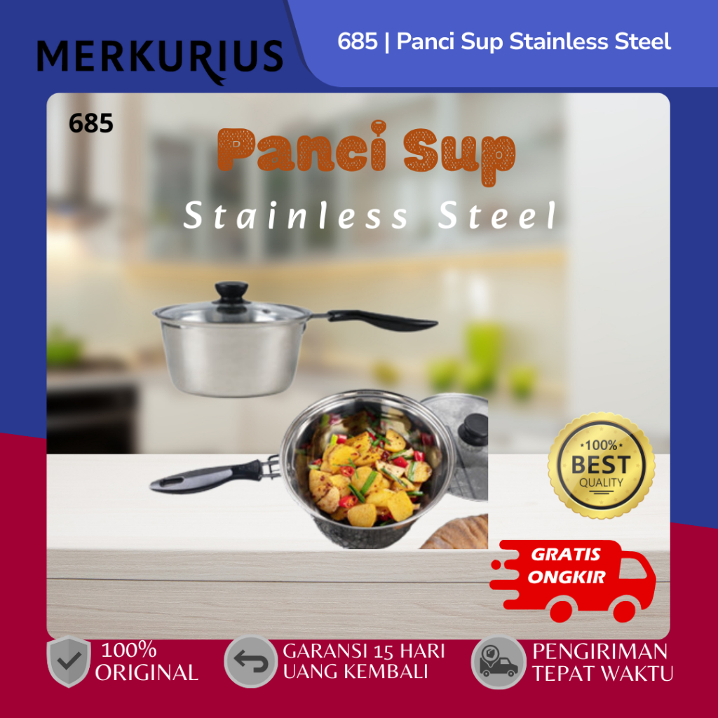 Jual Panci Sup Datar Stainless – Panci Anti Karat Multifungsi Serbaguna ...