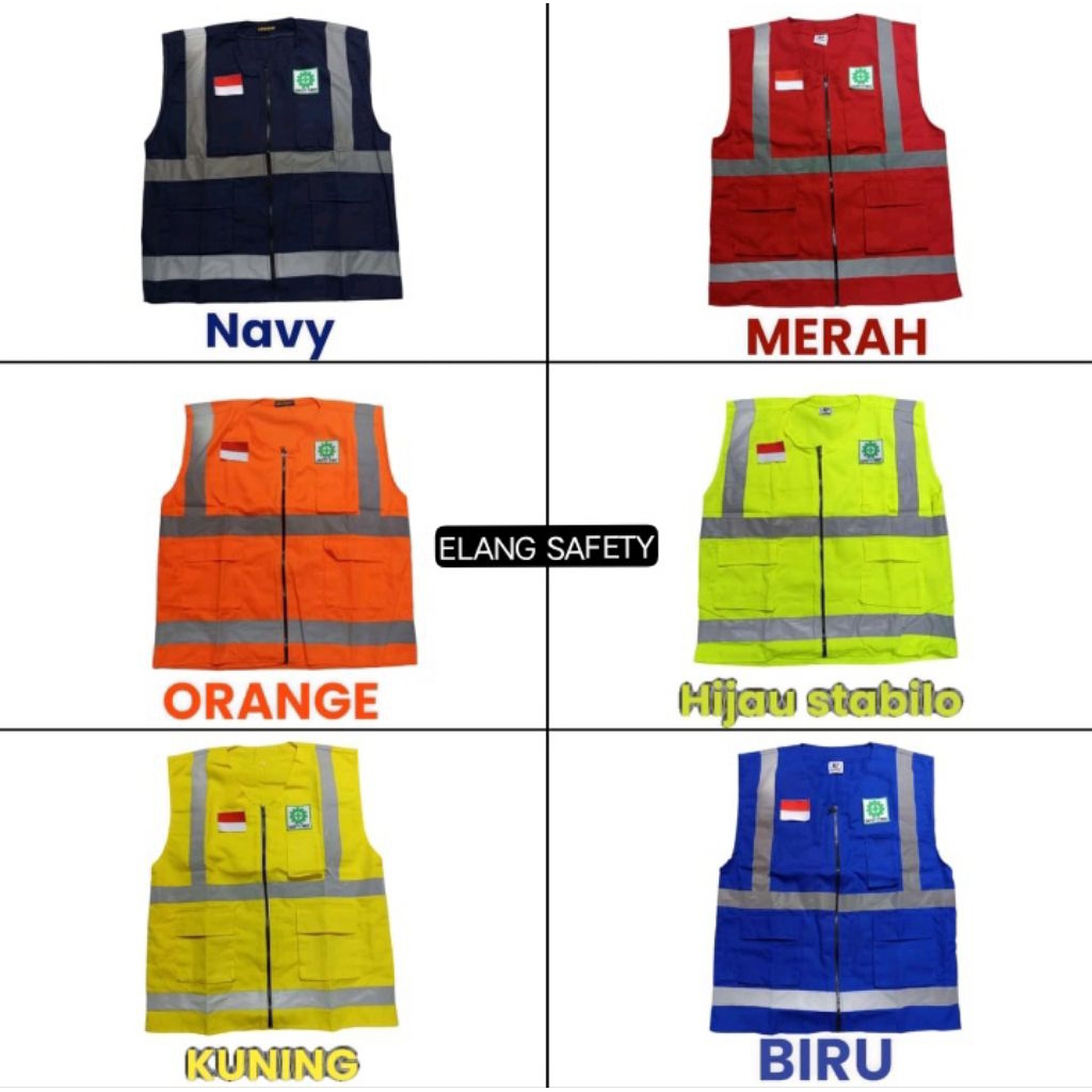 Jual Rompi safety drill/rompi proyek/rompi safety American drill ...