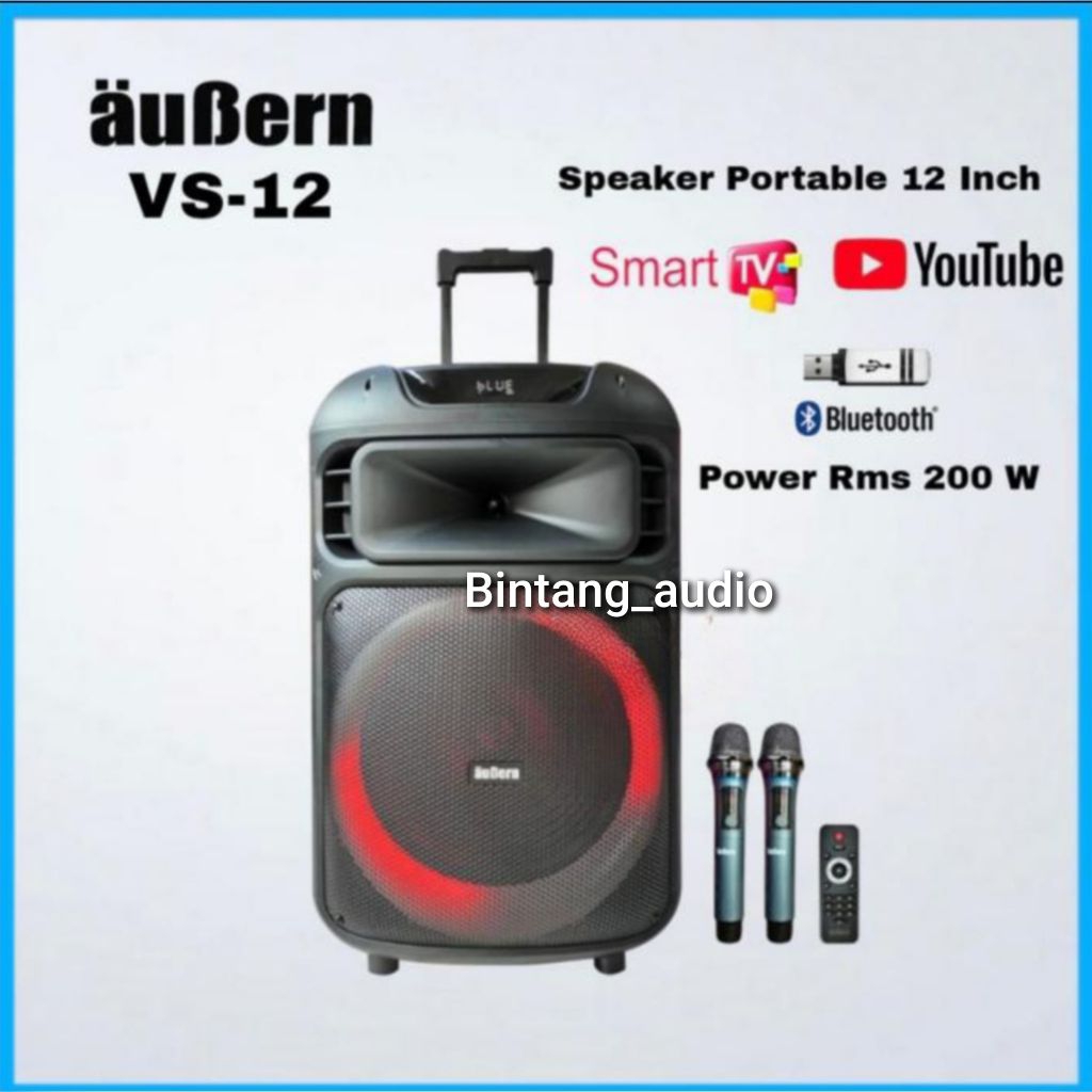 Jual Speaker Portable Karaoke Dll 12 Inch Aubern VS-12 Original ...