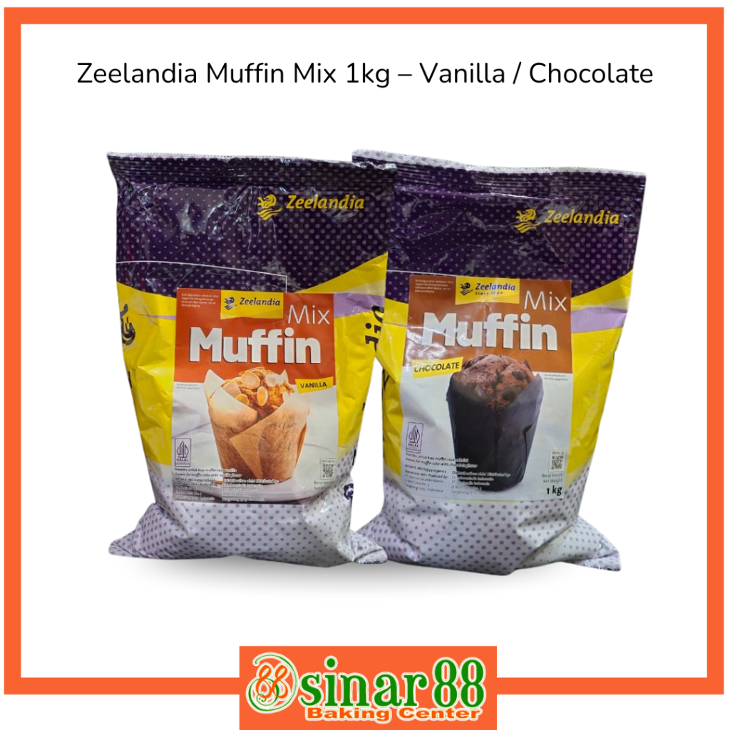 Jual Zeelandia Muffin Mix 1kg – Vanilla / Chocolate | Shopee Indonesia