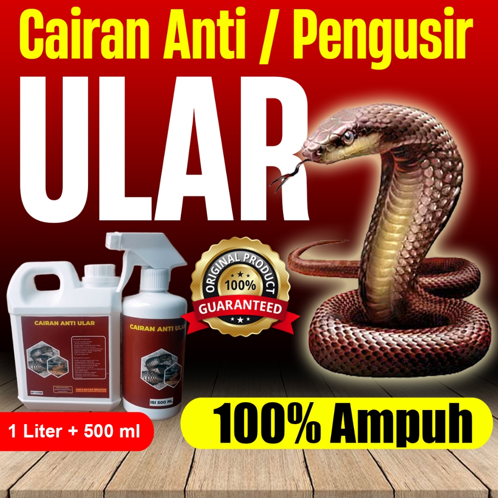 Jual Cairan ANTI ULAR 1 Liter + Extra 500 ml - Solusi Aman & Efektif ...