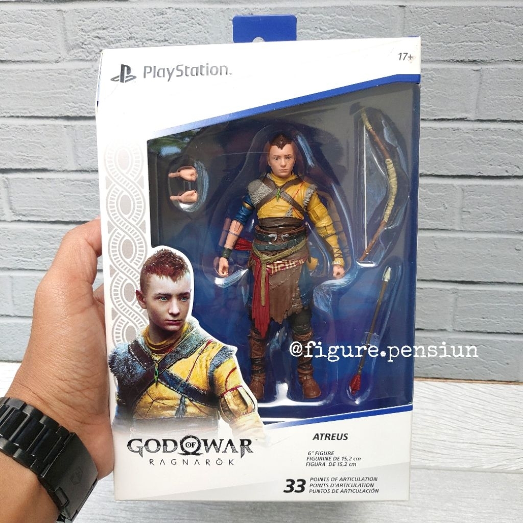 Jual SPIN MASTER ATREUS KRATOS GOD OF WAR ACTION FIGURE PLAYSTATION ...