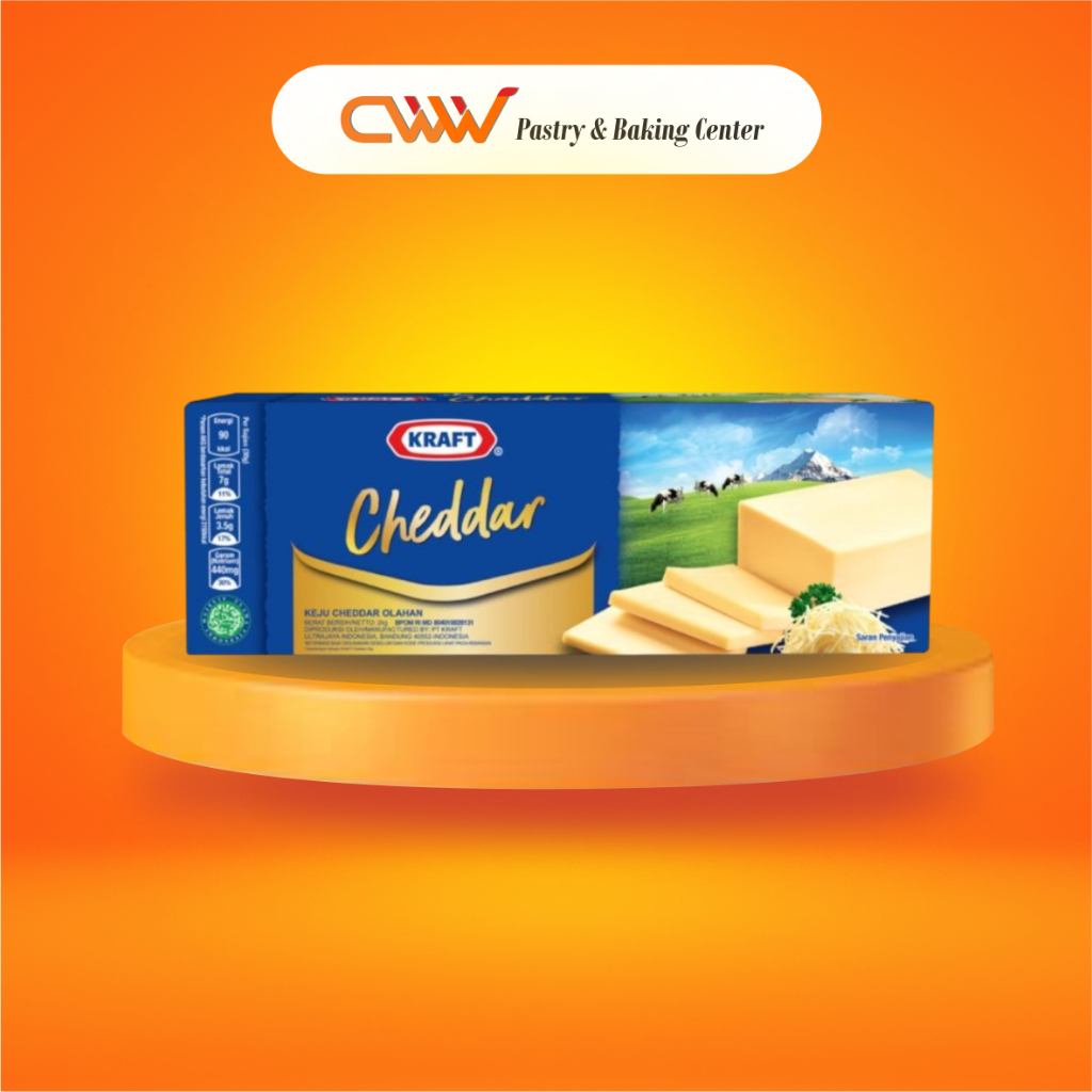 Jual Kraft Cheddar Premium 2kg Block Cheese Keju Parut Balok Besar ...