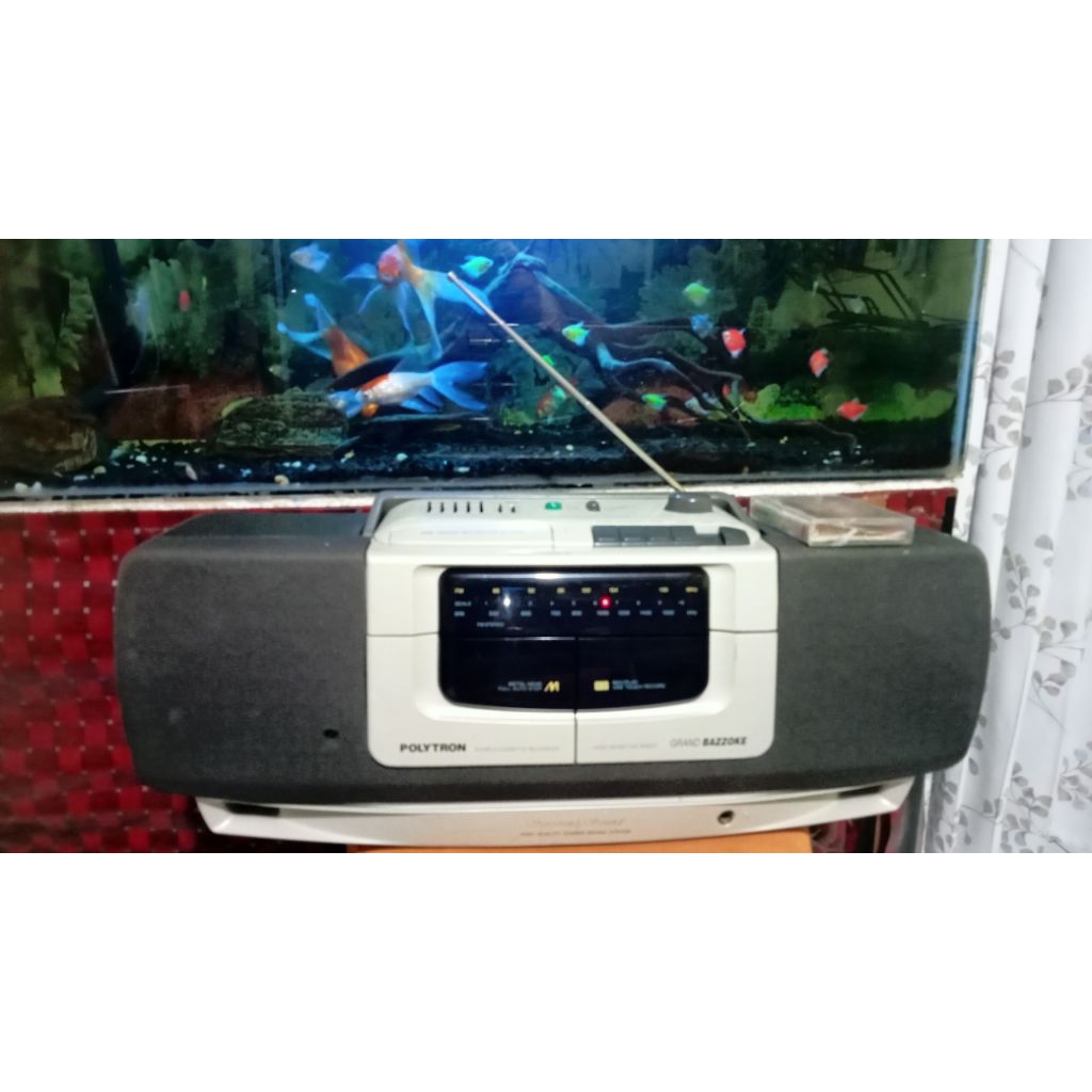 Jual radio tape compo polytron grand BAZZOKE model GB 321C | Shopee ...