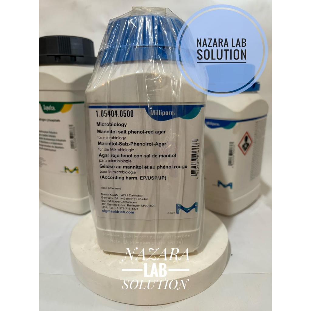 Jual MANNITOL SALT PHENOL-RED AGAR/ MSA MERCK 105404 500GRAM | Shopee ...