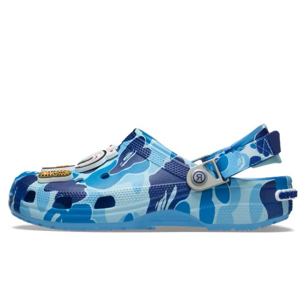 Jual Crocs Collab Bathing Ape Blue Unisex | Shopee Indonesia