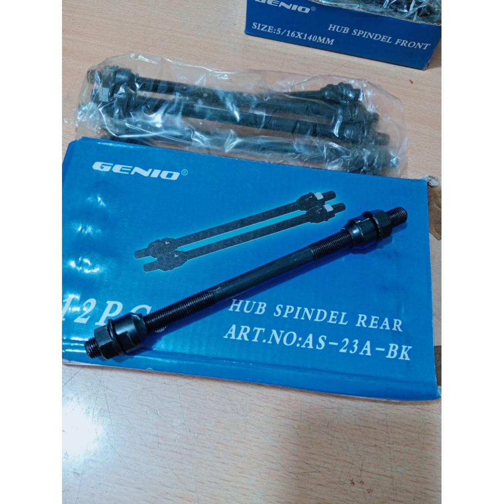 Jual AS sepeda belakang dan depan full besi merek genio | Shopee Indonesia