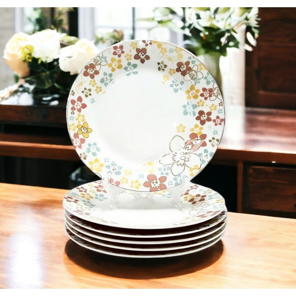 Jual Piring VICENZA, tipe piring makan diameter 10.5 inch B16 Poppy set ...