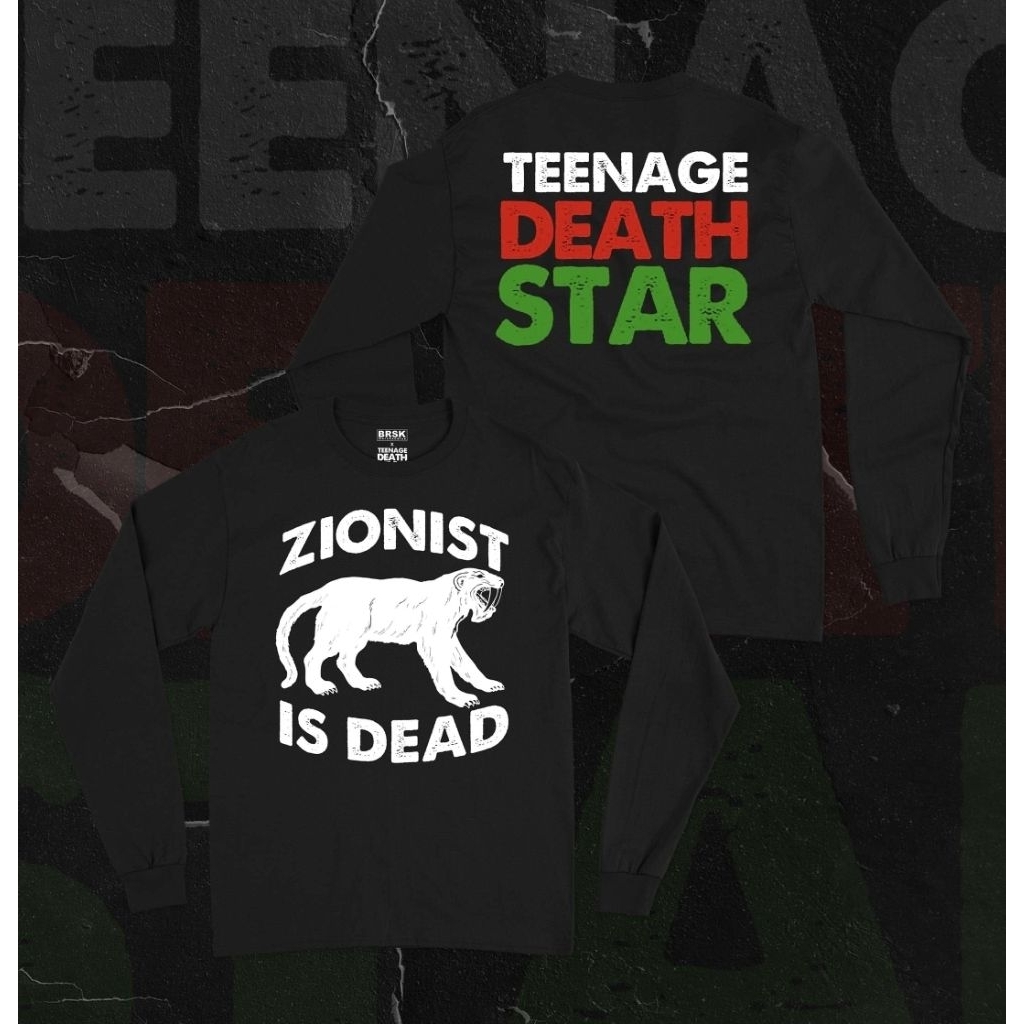 Jual Teenage Death Star - Zionist Is Dead Long Sleeve (Gratis Poster ...