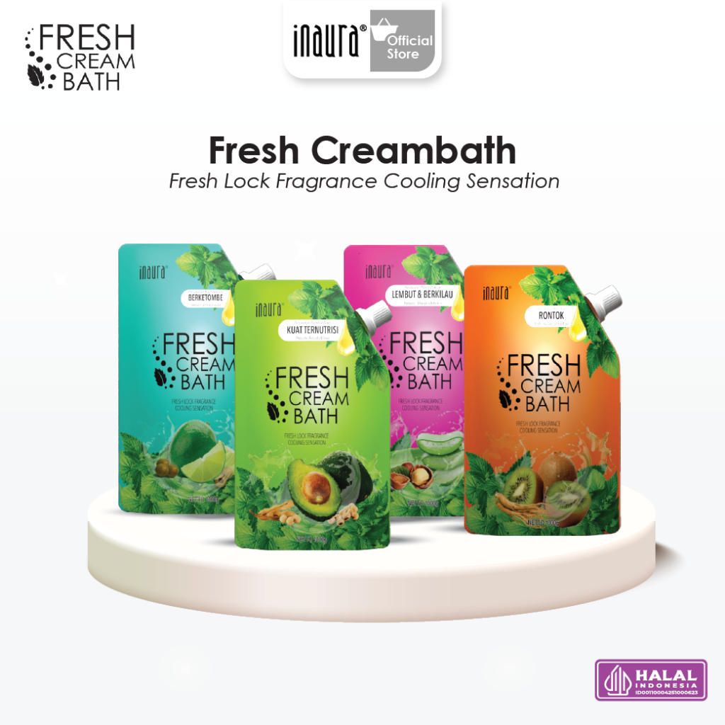Jual Inaura fresh creambath 1000g | Shopee Indonesia