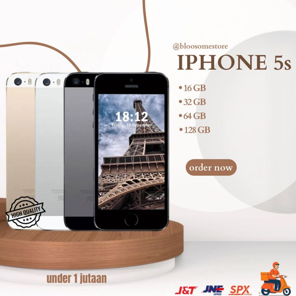 Jual hp iphone 5s secoud ip 5s , ponsel model 4 inci , berkualitas 100% original ip 5s | Shopee ...