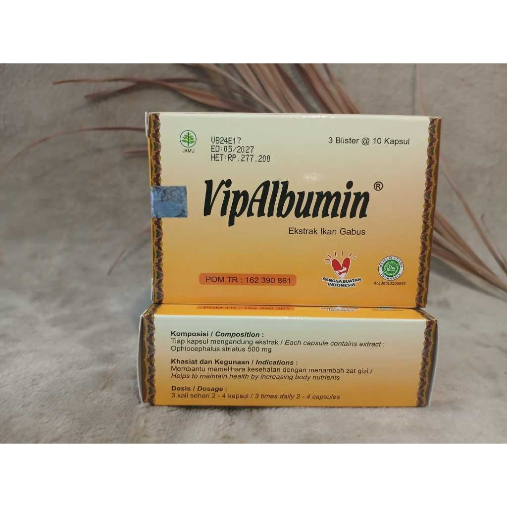 Jual Vipalbumin box isi 30 kapsul | Shopee Indonesia