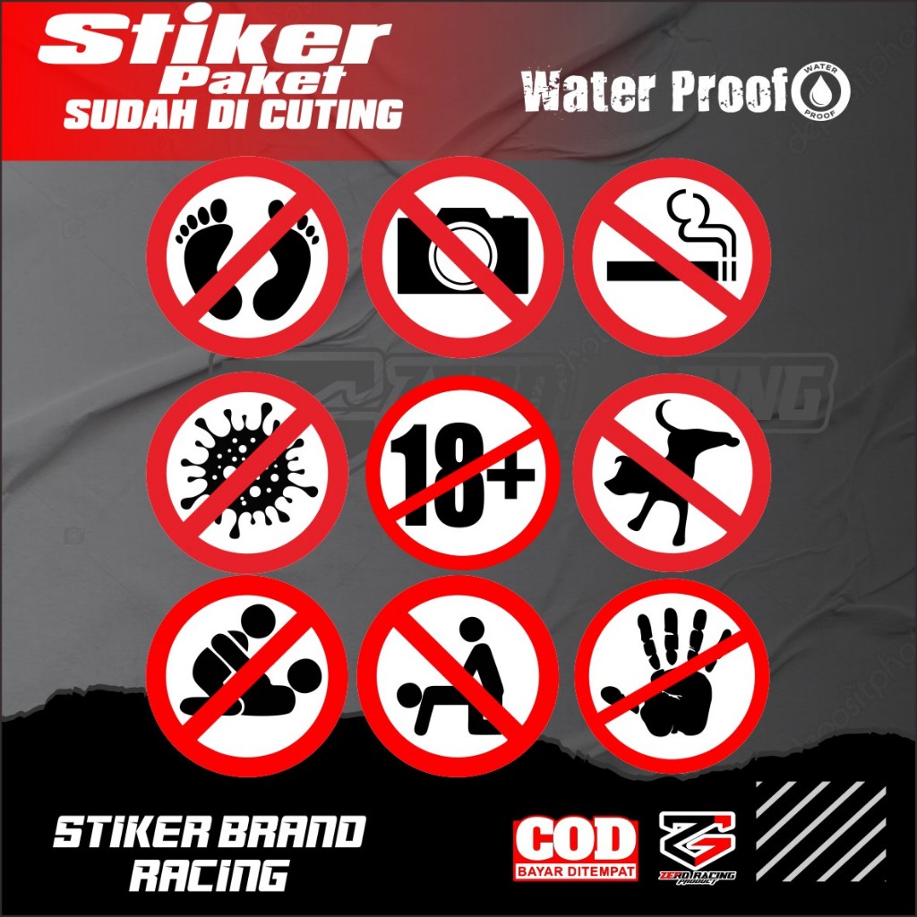 Jual stiker tempel stiker cutting stiker tempel variasi cutting ...