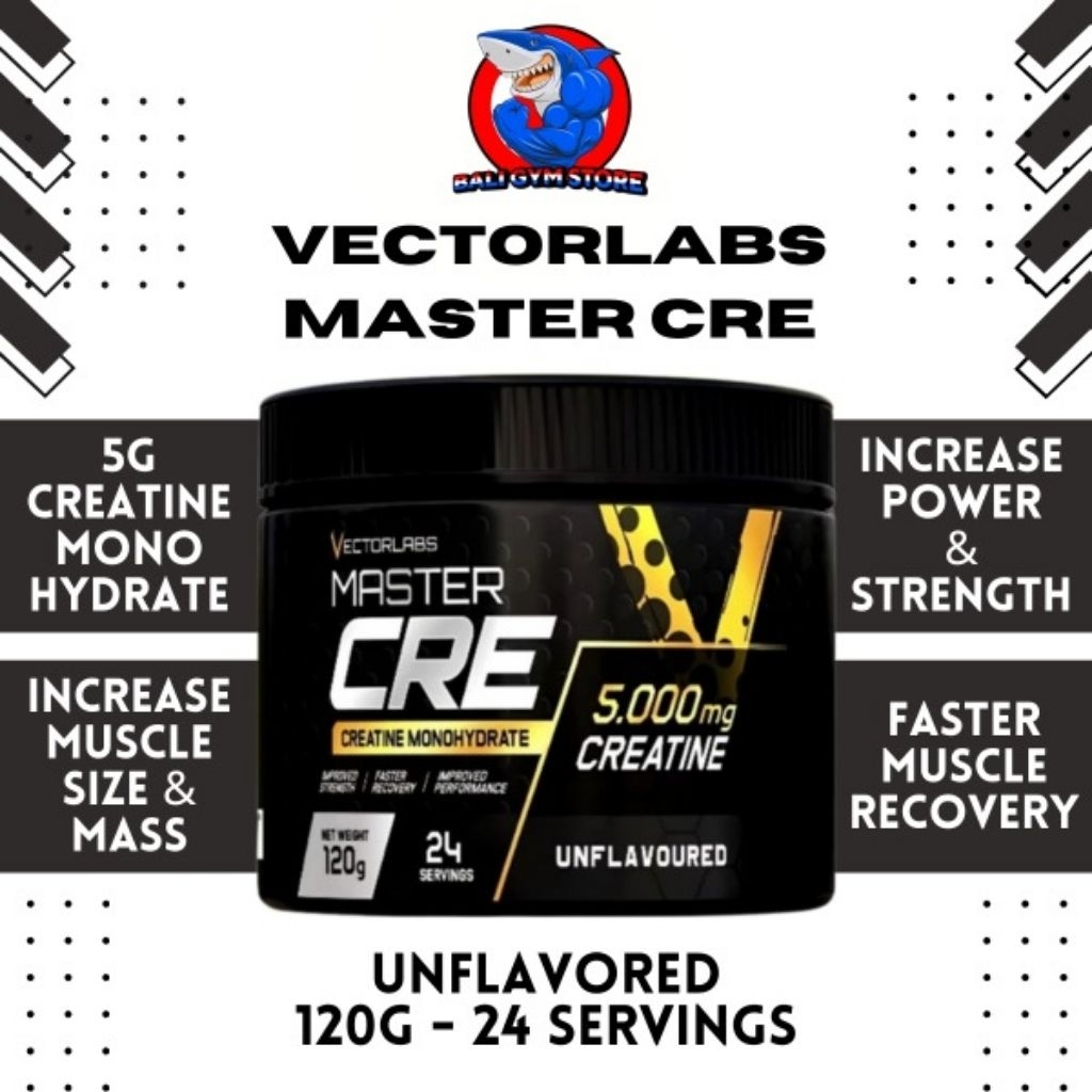 Jual Vectorlabs MASTER CRE 5000mg 100% Creatine Monohydrate 24 Servings ...