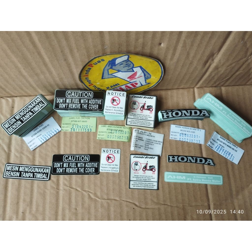 Jual sticker stiker peringatan caution tangki tengki tanki bensin bebas ...