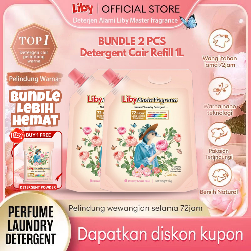 Jual 【BUNDLE 2 PCS - BISA COD】LIBY Deterjen Cair Laundry Liquid ...