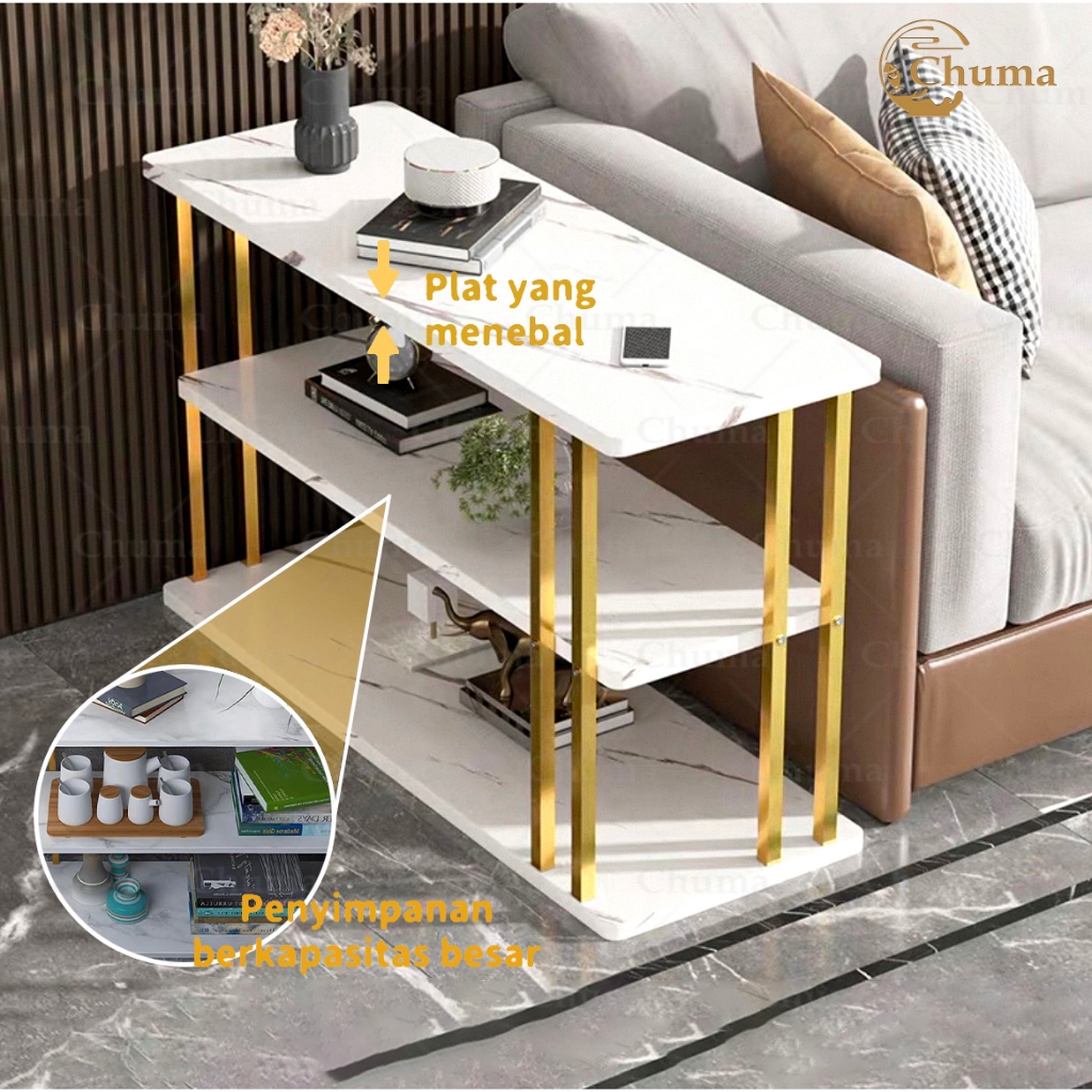 Jual ⭐Garansi&COD⭐Meja Samping Rak 3 Susun Serbaguna Meja Ttamu ...