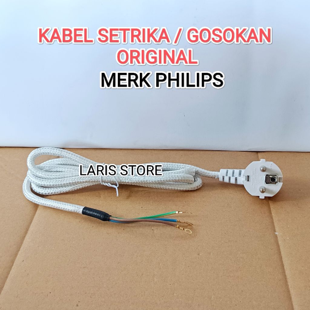 Jual KABEL SETRIKA PHILIPS ORIGINAL / KABEL GOSOKAN PHILIPS | Shopee ...