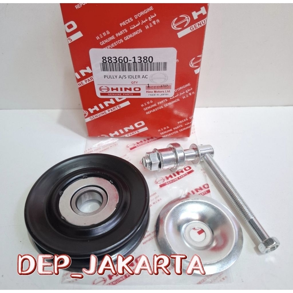 Jual PULLEY PULI PULLY TENSIONER FAN BELT AC HINO LOHAN FM260TI HINO ...