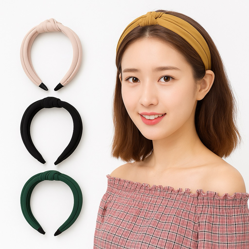 Jual Bandoku - Bando Simpul Wanita Kekinian Headband Fashion Korea ...