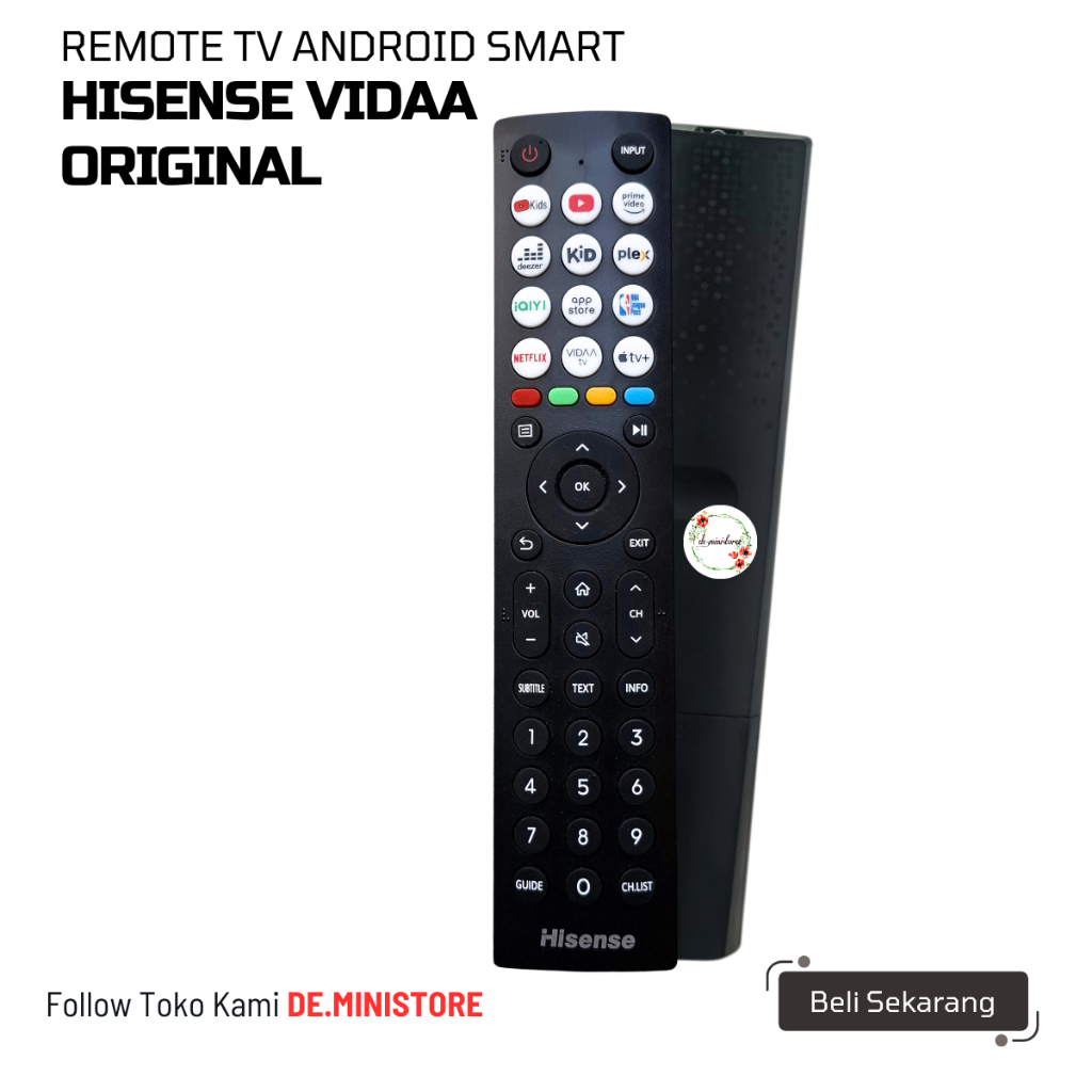 Jual Hisense Remote TV Hisense VIDAA OS - Kompatible E6K Series E4 ...