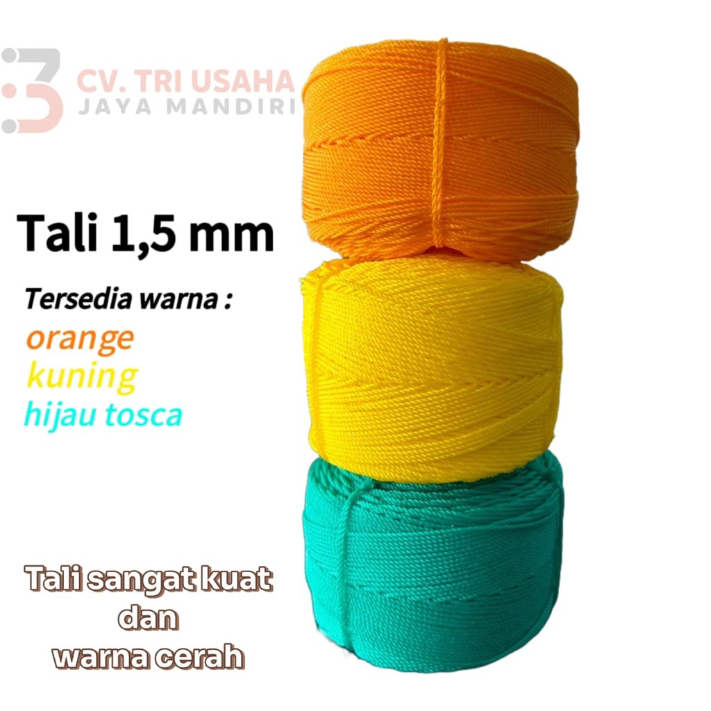 Jual Tali Tambang Tali Tampar Tali Layangan 1.5mm Panjang 200m Berat 0 ...