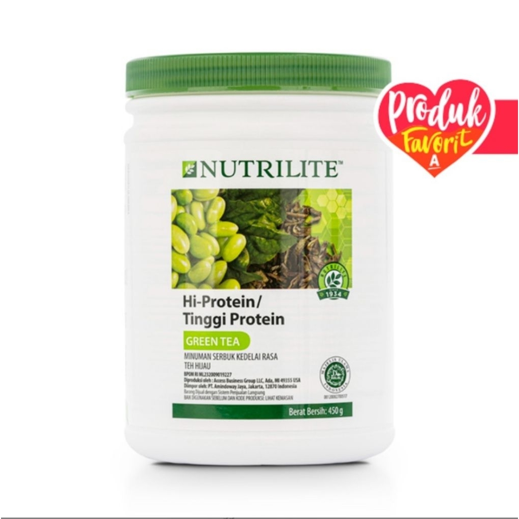 Jual Nutrilite Hi Protein Green Tea Amway | Shopee Indonesia