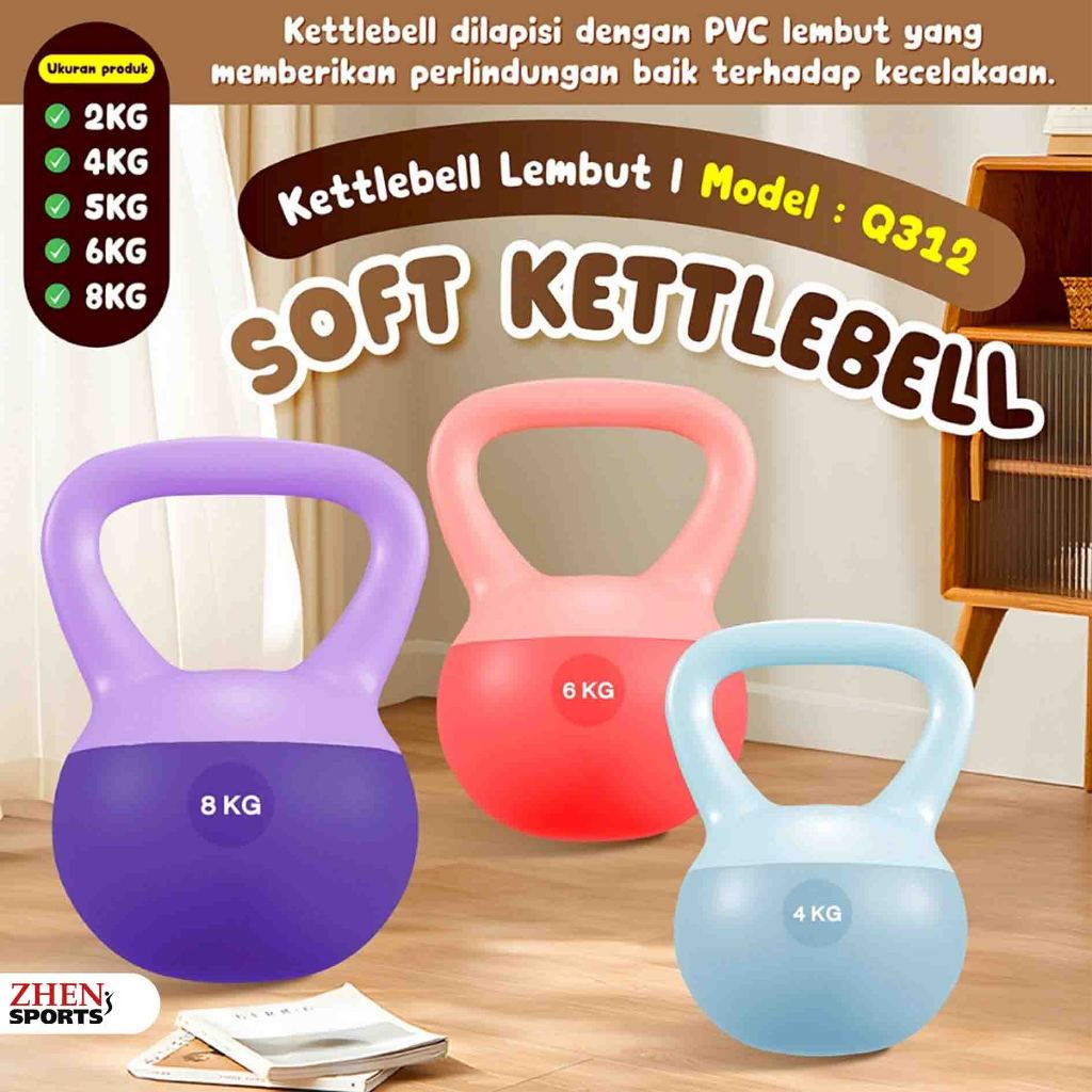 Jual ZHEN Sport Soft Kettlebell Alat Olah Raga Dumbell Set Peralatan ...