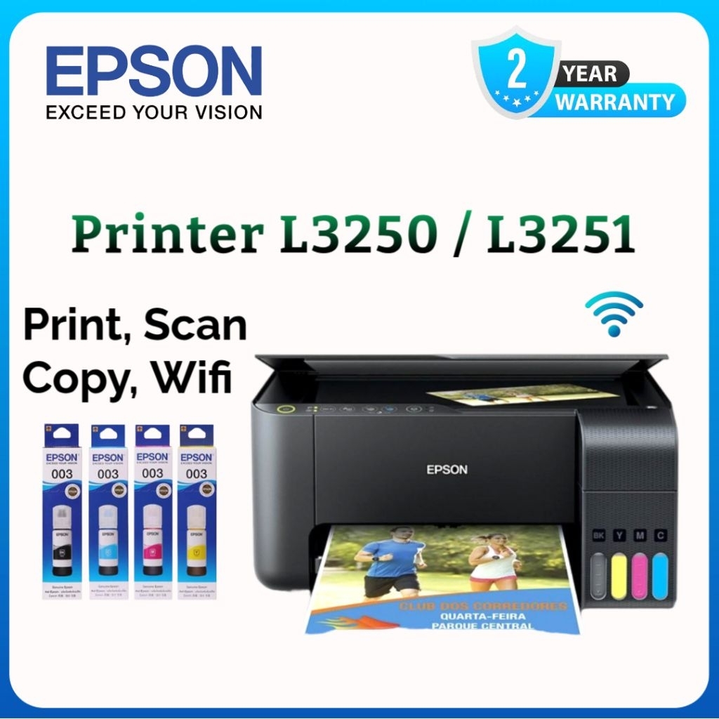 Jual PRINTER EPSON L3250 / L3251 PENGANTI L3150 PRINT COPY SCAN WIFI ...