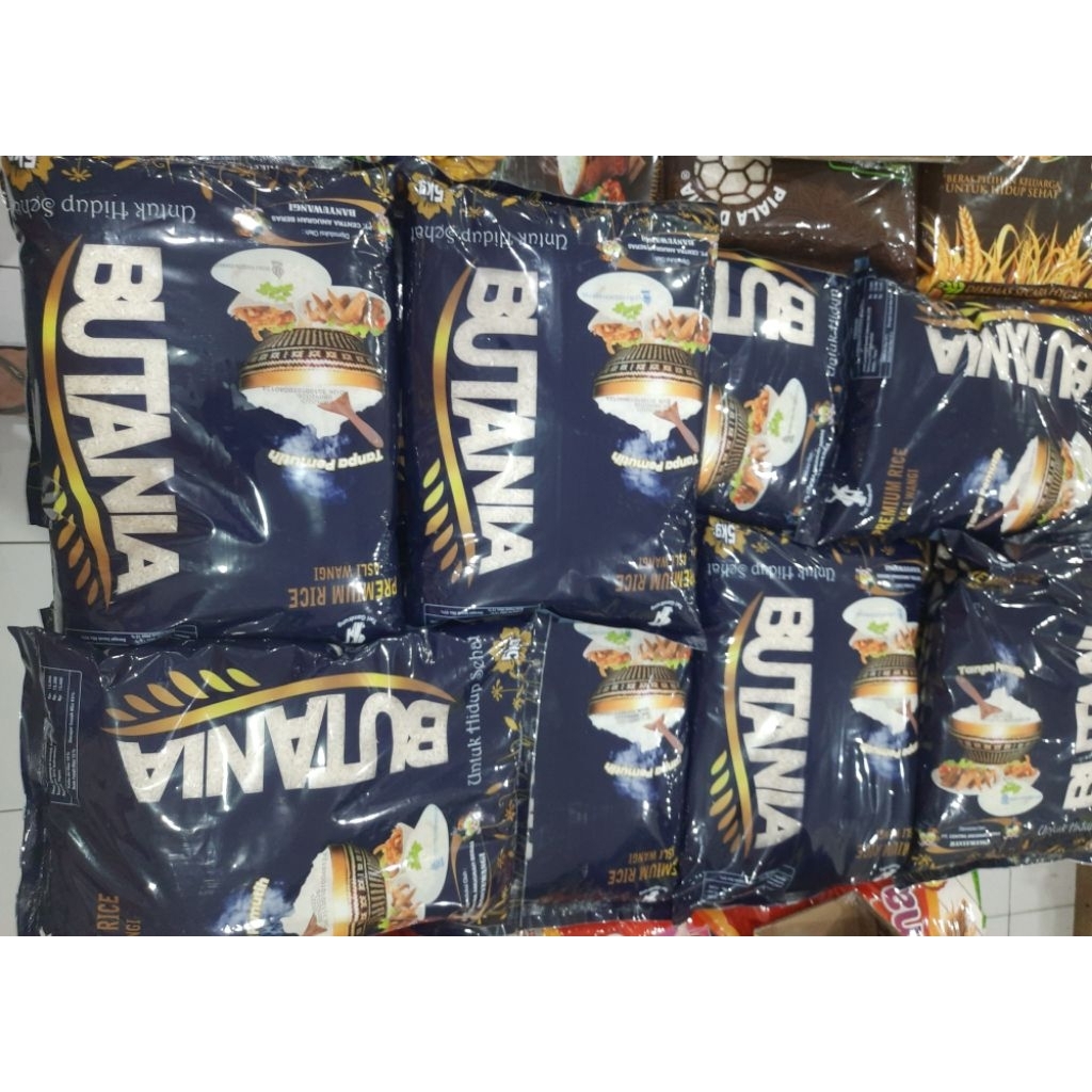 Jual Beras Butania 5 kg | Shopee Indonesia