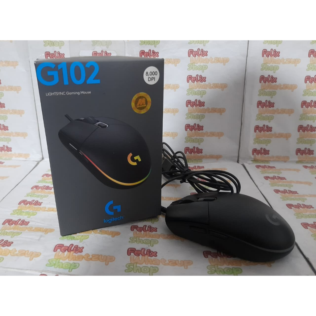 Jual LOGITECH G102 LIGHTSYNC GAMING MOUSE | Shopee Indonesia