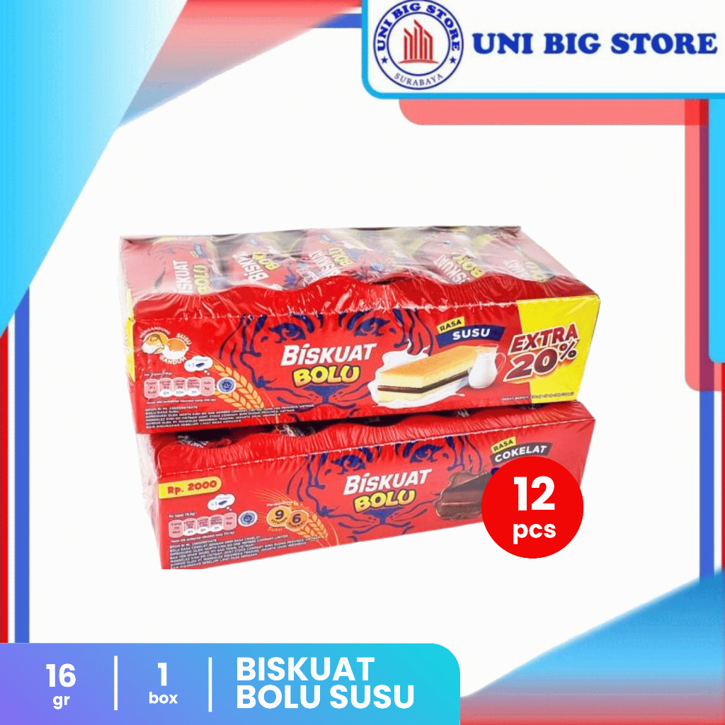 Jual Biskuat Bolu Susu Chocolate 16 gr 12 pcs Soft Cake BOX | Shopee ...