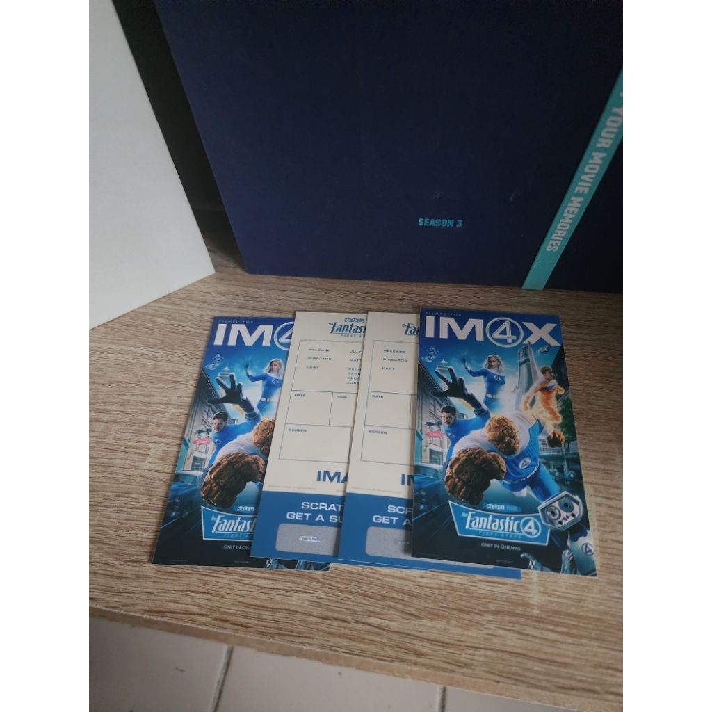 Jual Collectible Ticket IMAX The Fantastic Four : First Steps | Shopee ...